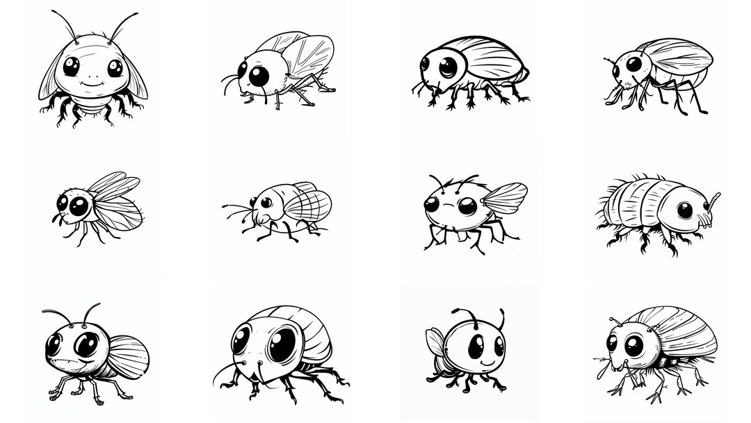 Cute Flea SVG Pack 92 Unique Designs. Cute Flea SVG, Cute Flea JPG ...