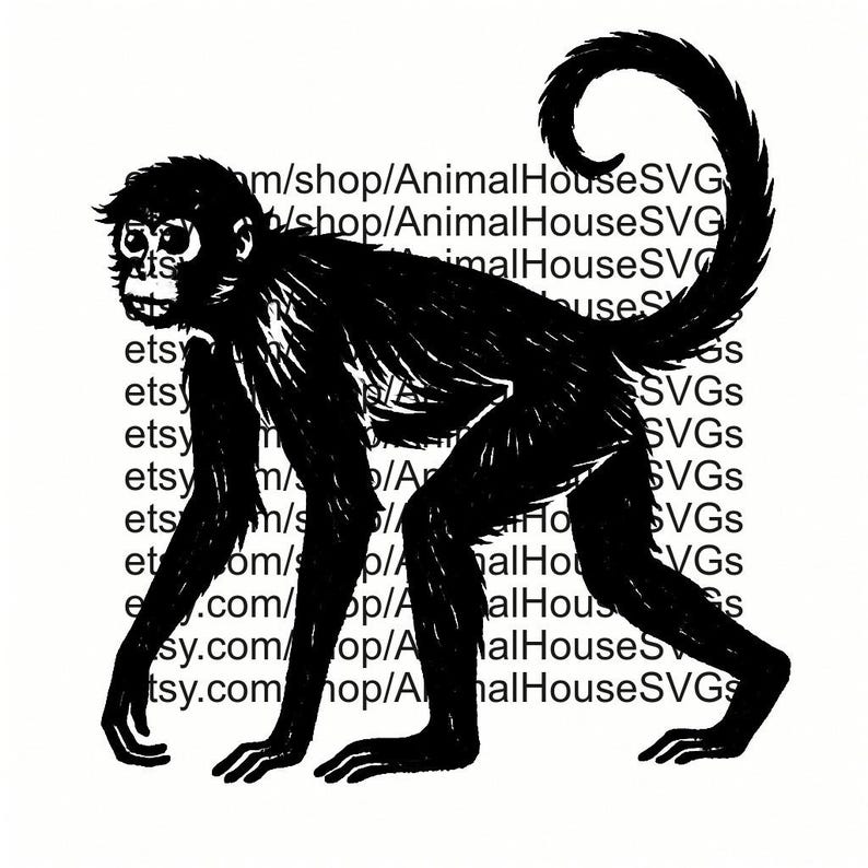 Spider Monkey SVG Bundle: 25 Laser Cut Designs for Cricut, CNC - Etsy