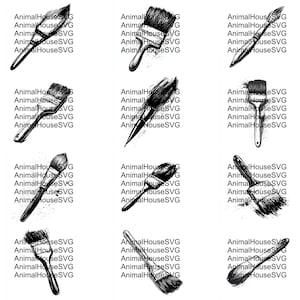 Paint Brush SVG Bundle: 149 Crafting Designs (digital Download) - Etsy