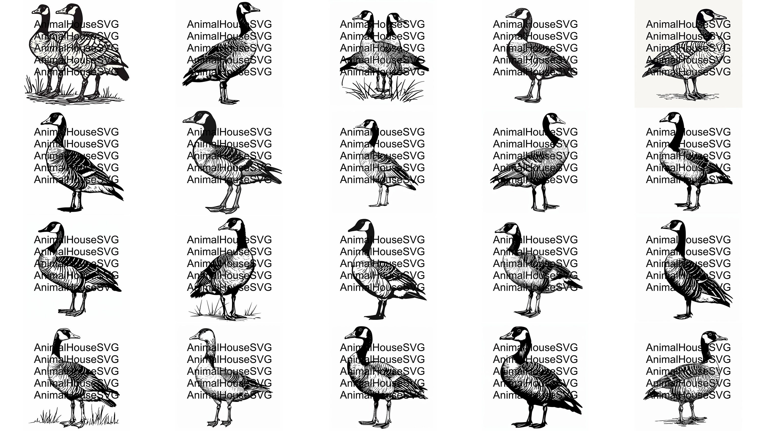Geese SVG Bundle: 104 Unique Designs (digital Download) - Etsy