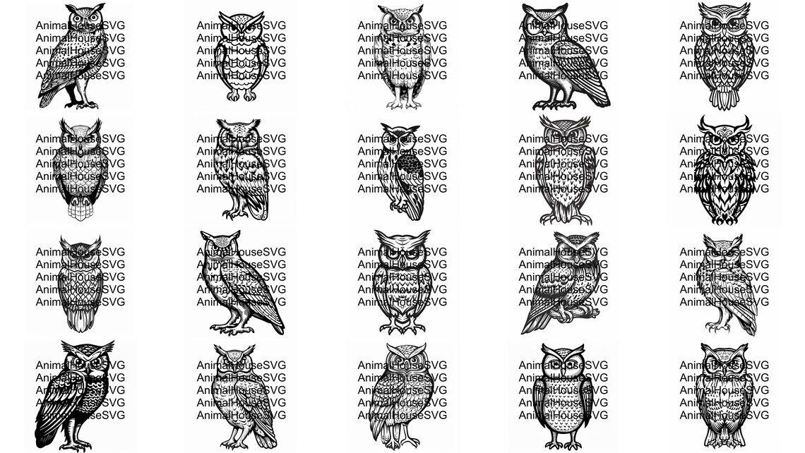 Owl SVG Bundle: 112 Unique Designs for Cricut, CNC (digital Download ...