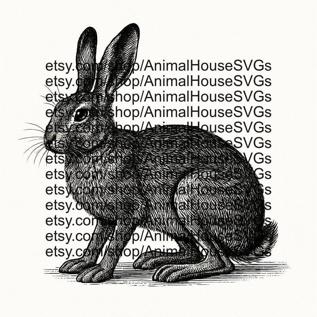 European Hare SVG Bundle – 30 Laser Cut Files | CNC, Cricut, Glowforge ...