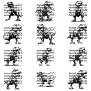 Tyranosaurus Rex SVG Pack 144 Designs. Tyranosaurus Rex SVG ...