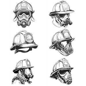 Firefighter Helmet SVG Bundle: 120 Designs (digital Download) - Etsy