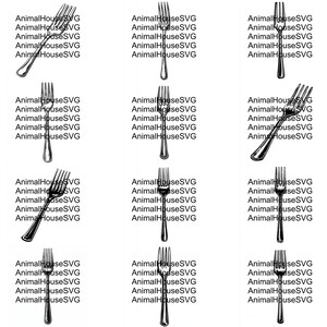 Fork SVG Pack 100 Designs. Fork SVG, Fork PNG, Laser Svg, Fork, Clip ...