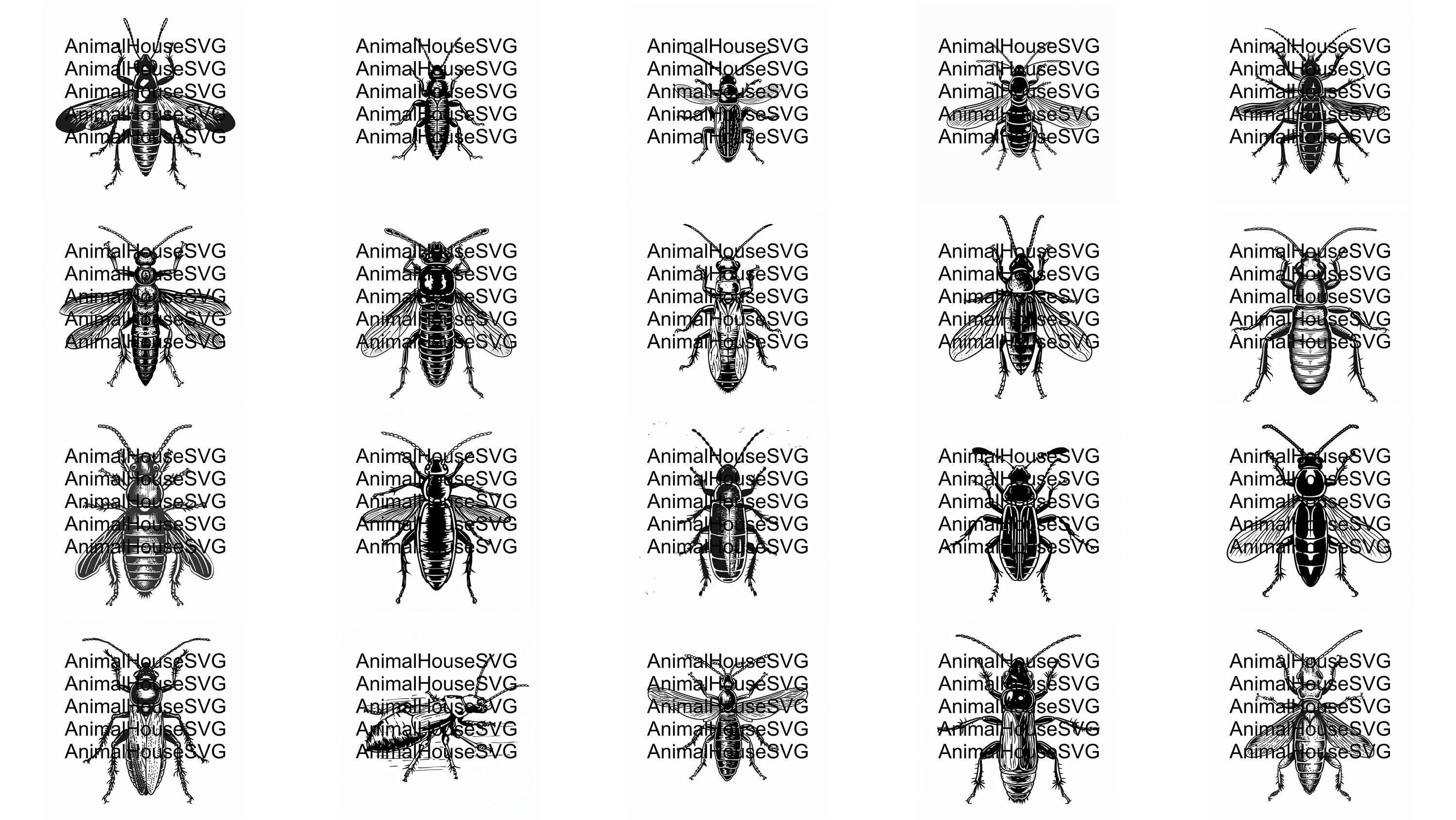 Termite SVG Bundle: 104 Insect Art Designs (digital Download) - Etsy