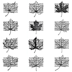 Maple Leaf SVG Pack 120 Designs. Maple Leaf SVG, Maple Leaf PNG, Laser ...
