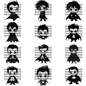 Cute Vampire SVG Pack 113 Designs. Cute Vampire SVG, Cute Vampire PNG ...