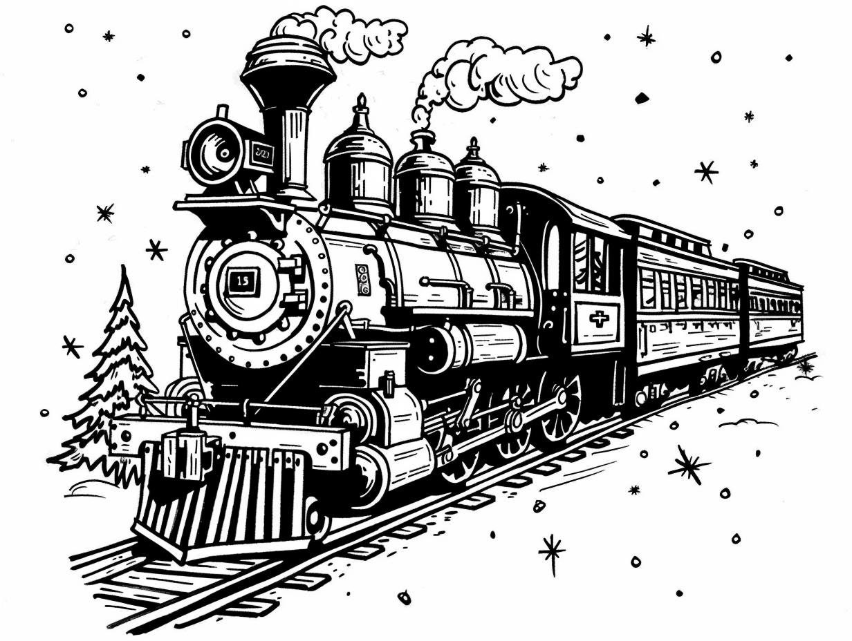 Christmas Train SVG Pack: 104 Unique Designs (digital Download) - Etsy