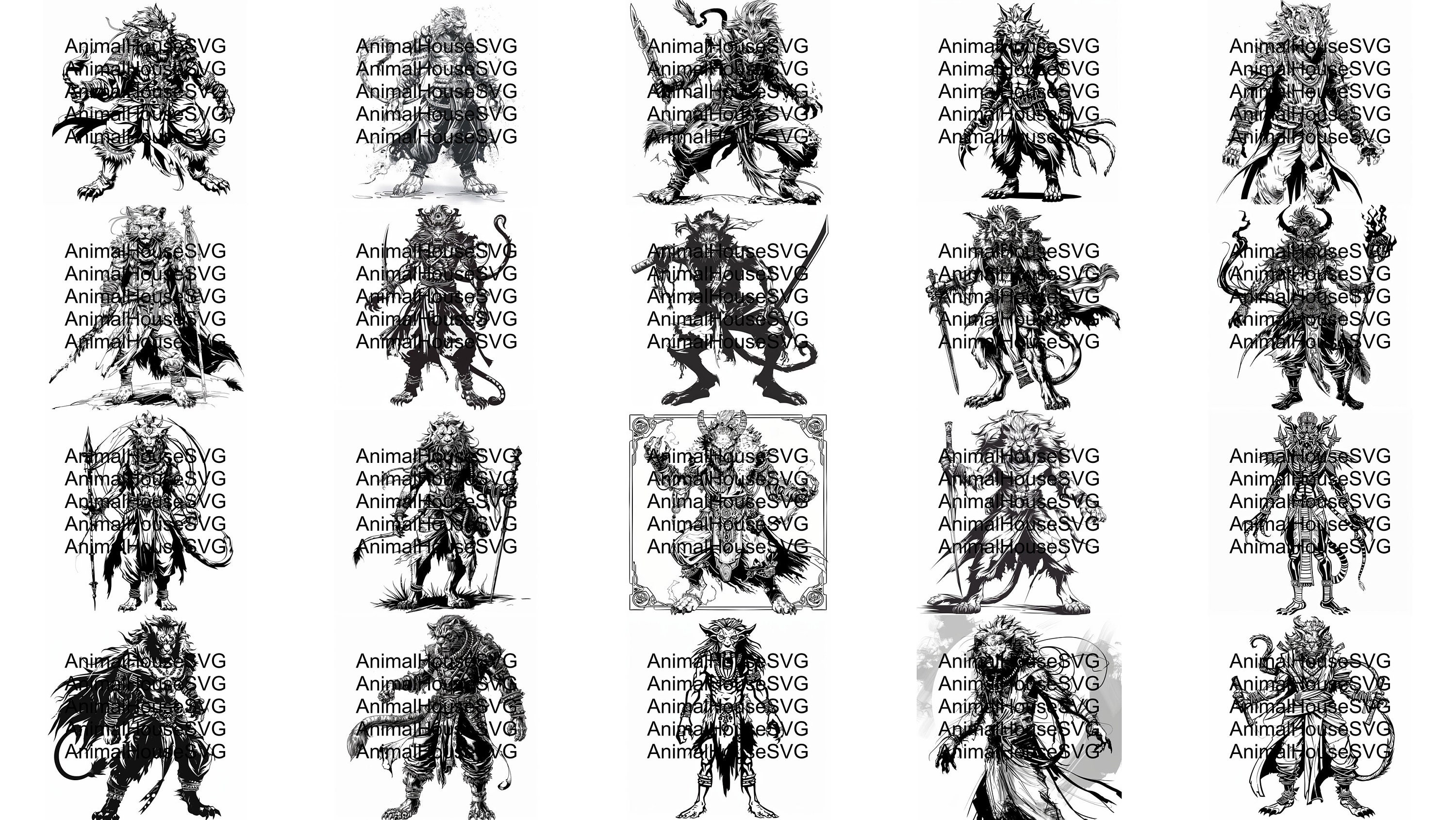 Rakshasa SVG Pack: 48 Unique Designs (digital Download) - Etsy