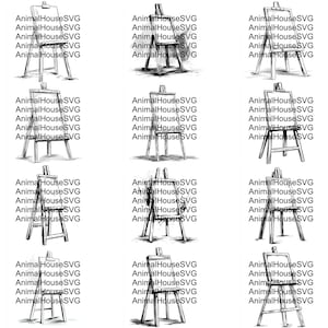 Painting Easel SVG Pack: 80 Craft Designs (digital Download) - Etsy