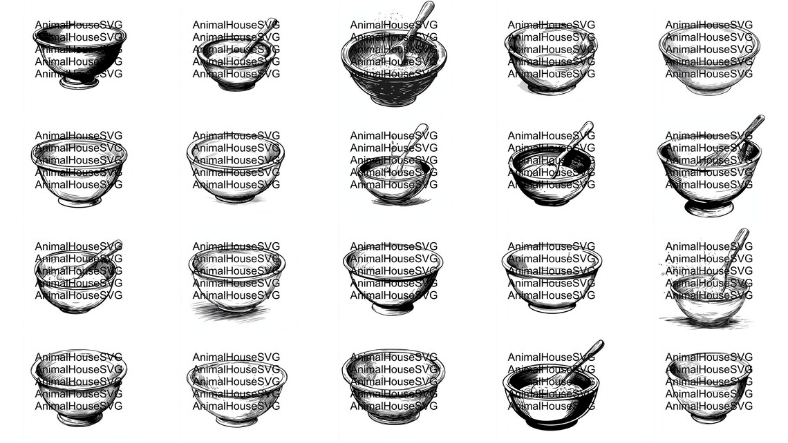 Mixing Bowls SVG Pack: 124 Crafting Designs (digital Download) - Etsy