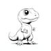Cute Tyranosaurus Rex SVG Pack 96 Designs. Cute T Rex SVG, Cute ...