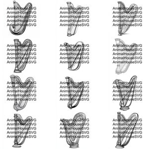 Harp SVG Pack 111 Designs. Harp SVG, Harp PNG, Laser Svg, Harp, Clip ...