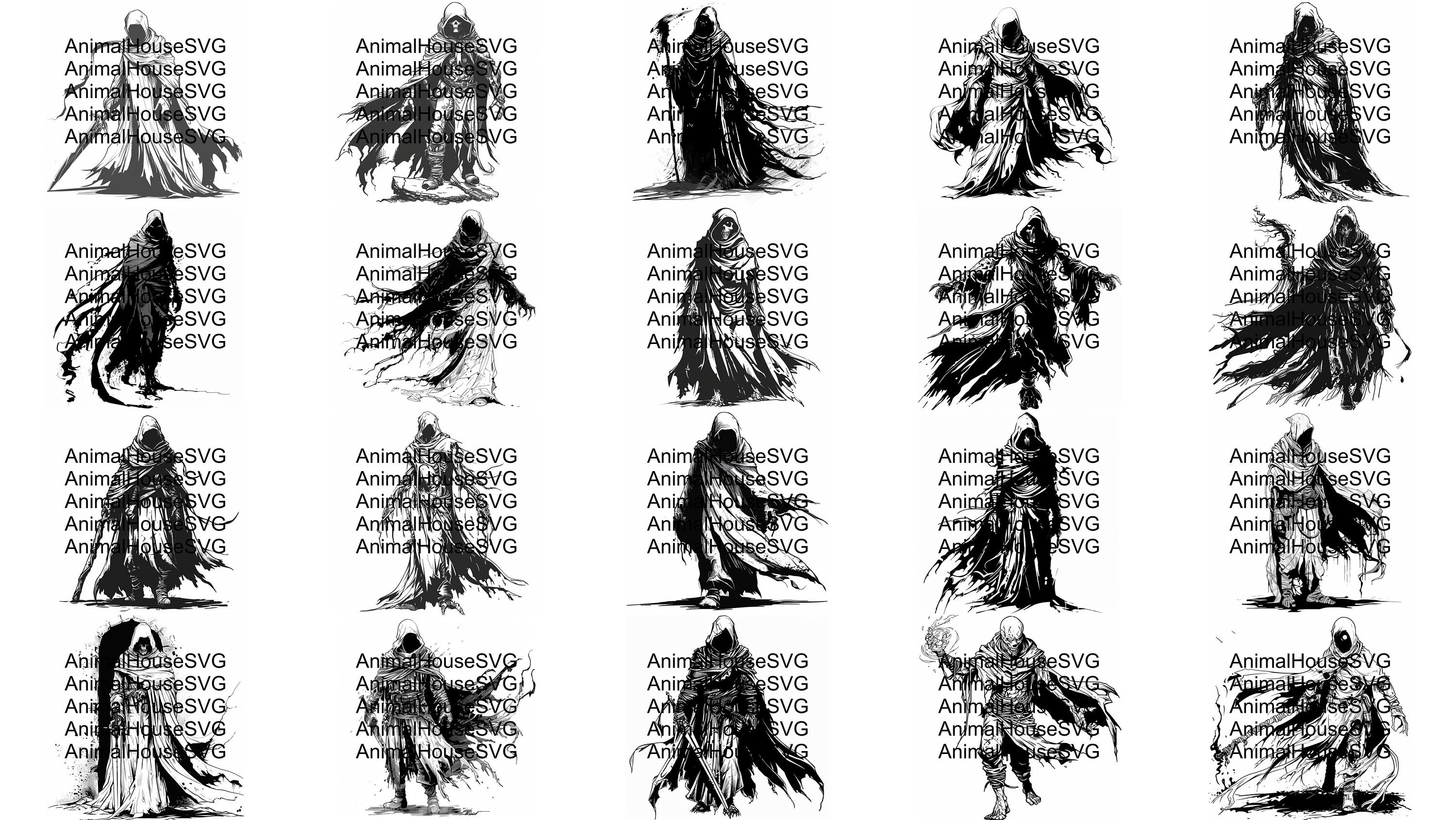 Wraith SVG Pack 48 Unique Designs. Wraith SVG, Wraith JPG, Wraith ...