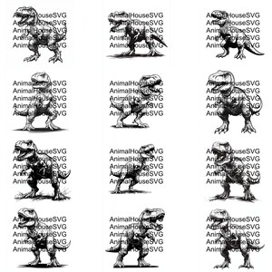 Tyranosaurus Rex SVG Pack 144 Designs. Tyranosaurus Rex SVG ...