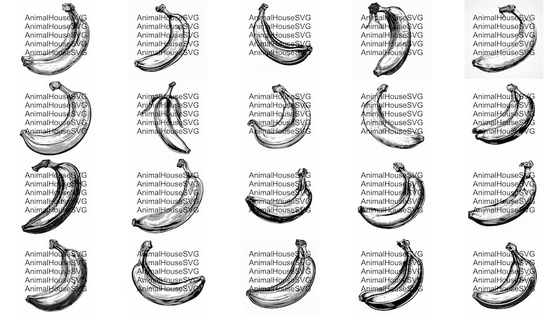 Banana SVG Bundle: 117 Fruit Designs (digital Download) - Etsy