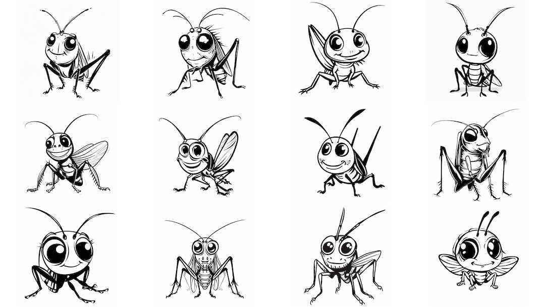 Cute Cricket SVG Pack 92 Unique Designs. Cute Cricket SVG, Cute Cricket ...