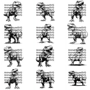 Tyranosaurus Rex SVG Pack 144 Designs. Tyranosaurus Rex SVG ...