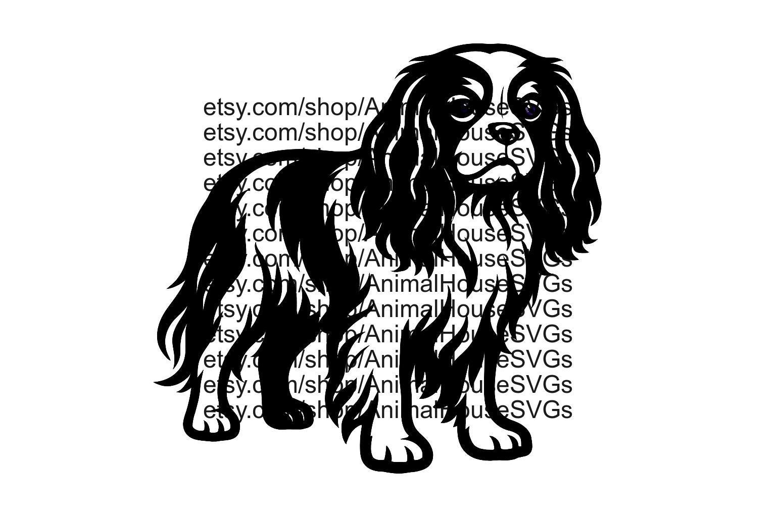 Cavalier King Charles Spaniel SVG Bundle: 25 Laser Cut Designs - Etsy