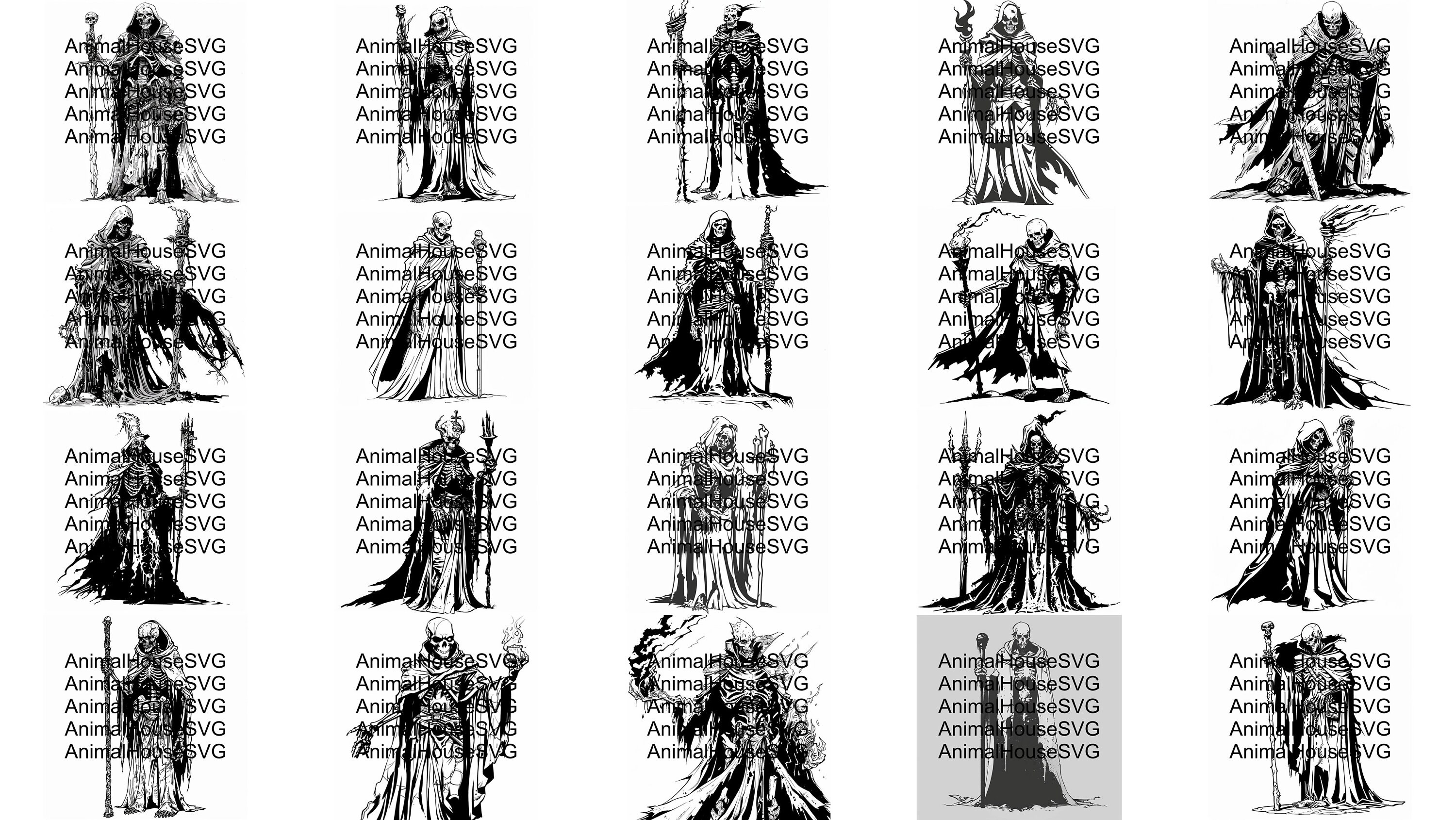 Lich SVG Pack 80 Unique Designs. Lich SVG, Lich JPG, Lich Lasercut ...