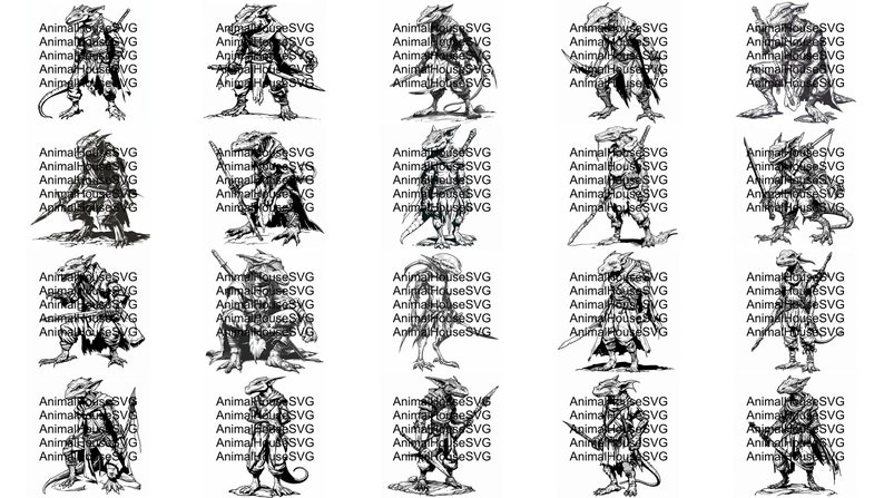 Kobold SVG Pack: 60 Unique Designs (digital Download) - Etsy