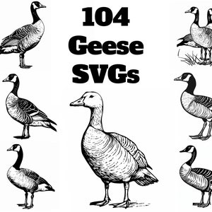 Geese SVG Bundle: 104 Unique Designs (digital Download) - Etsy