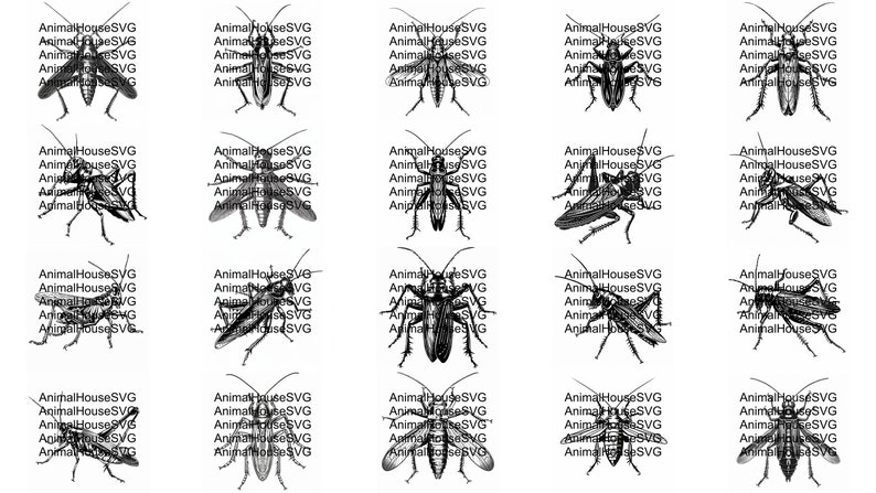 Cricket SVG Pack: 92 Unique Insect Designs (digital Download) - Etsy
