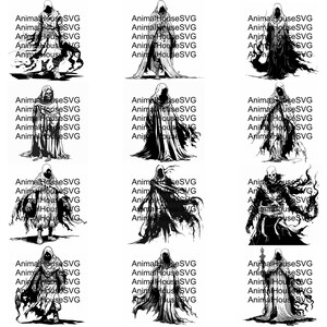 Ghost SVG Pack: 48 Unique Designs for Lasercut & Sublimation (digital ...