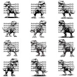 Tyranosaurus Rex SVG Pack 144 Designs. Tyranosaurus Rex SVG ...
