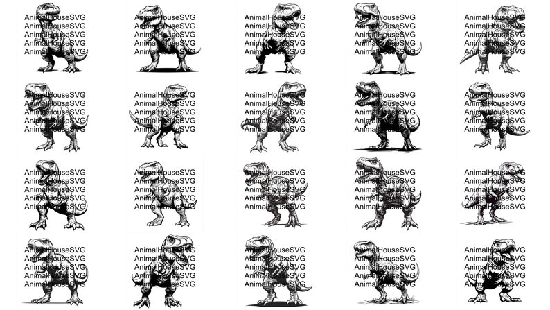 Tyranosaurus Rex SVG Bundle: 144 Dinosaur Designs (digital Download) - Etsy