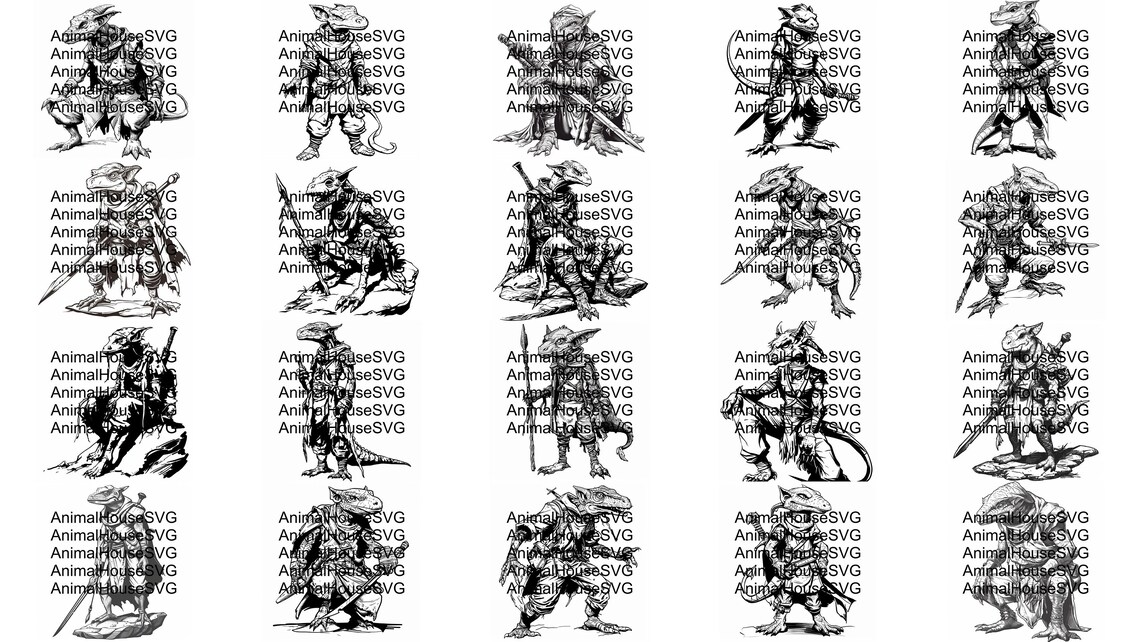 Kobold SVG Pack: 60 Unique Designs (digital Download) - Etsy