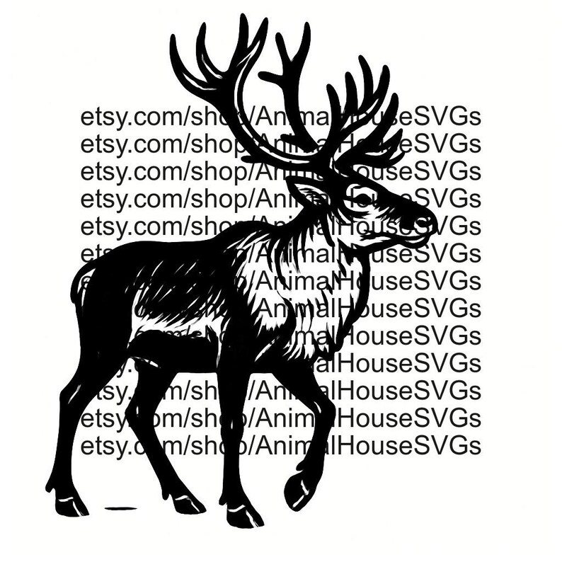 Caribou SVG Bundle: 55 Laser Cut Designs for Cricut, CNC, Glowforge - Etsy