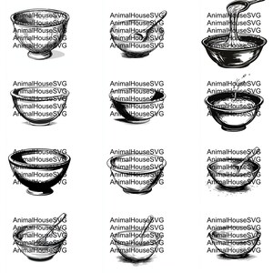 Mixing Bowls SVG Pack: 124 Crafting Designs (digital Download) - Etsy