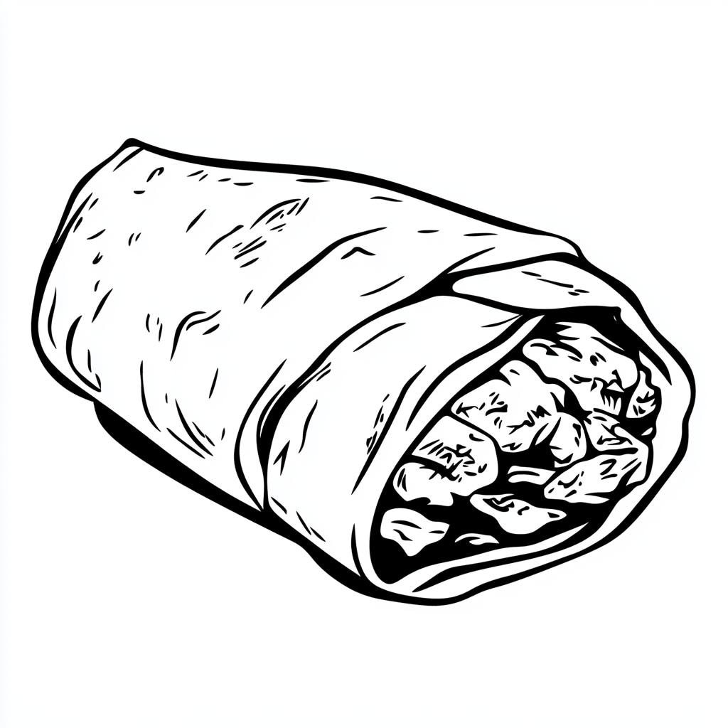 Burrito SVG Pack 108 Designs. Burrito SVG, Burrito PNG, Laser Svg ...