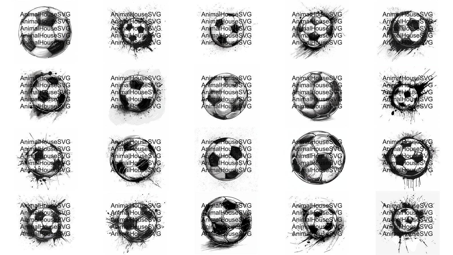 Soccer Ball SVG Bundle: 112 Designs, Laser Cut Files (digital Download ...