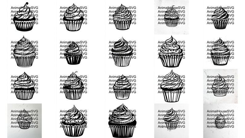Cupcake SVG Bundle: 144 Designs for Crafts (digital Download) - Etsy