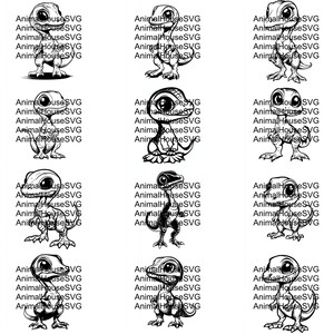 Cute Velociraptor SVG Pack 84 Designs. Cute Velociraptor SVG, Cute ...