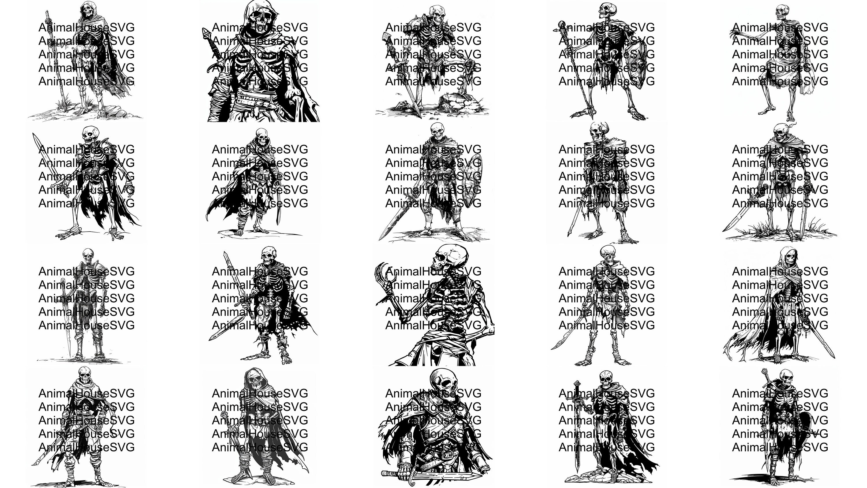 Skeleton SVG Pack 96 Unique Designs. Skeleton SVG, Skeleton JPG ...