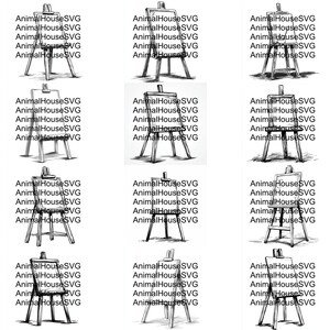 Painting Easel SVG Pack: 80 Craft Designs (digital Download) - Etsy
