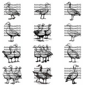 Geese SVG Bundle: 104 Unique Designs (digital Download) - Etsy