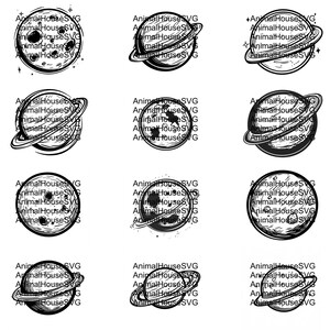 Planets SVG Pack: 112 Unique Designs (digital Download) - Etsy