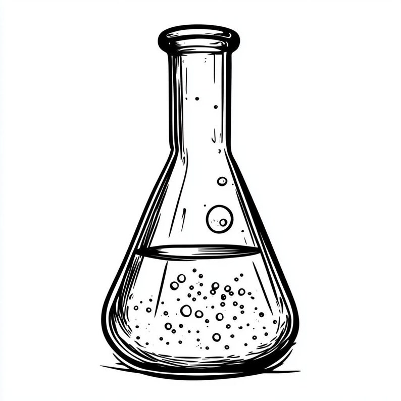 Beaker SVG Pack 128 Designs. Beaker SVG, Beaker PNG, Laser Svg, Beaker ...