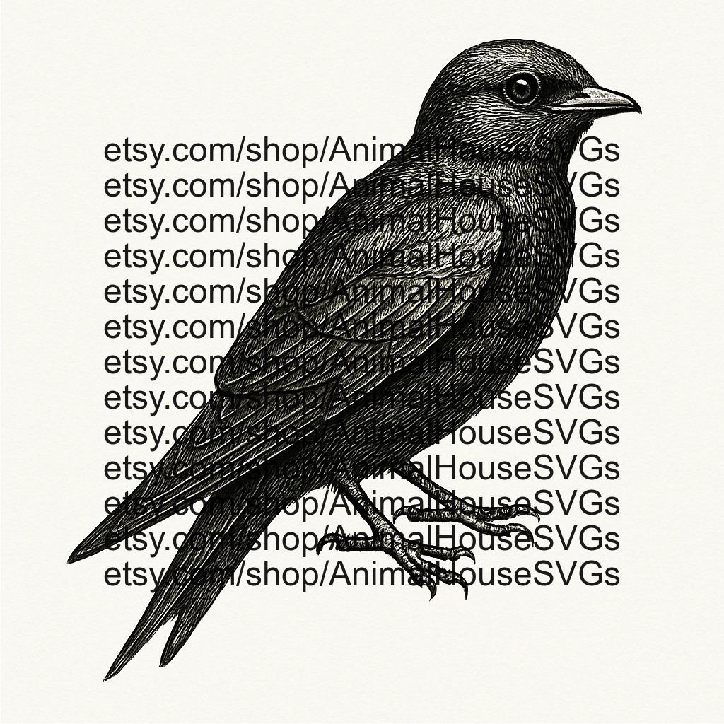 Purple Martin SVG Bundle: 25 Laser Cut Bird Designs (digital Download ...