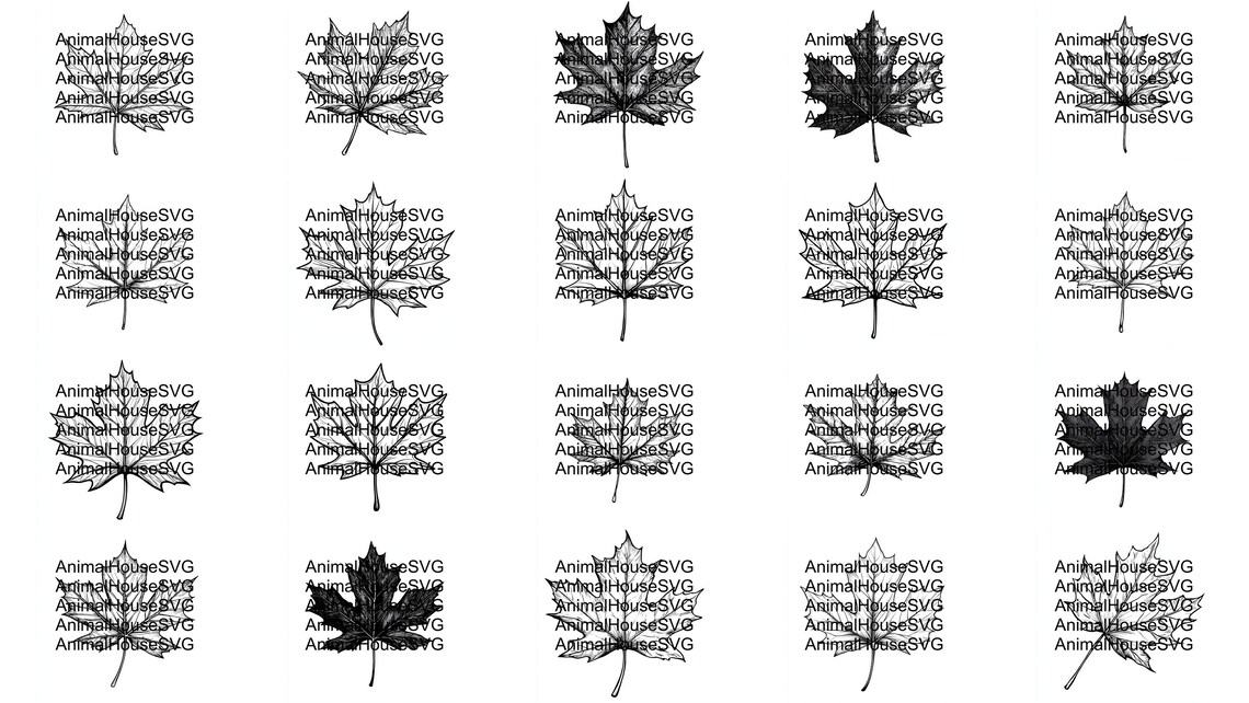 Maple Leaf SVG Pack: 120 Laser Cut Designs (digital Download) - Etsy