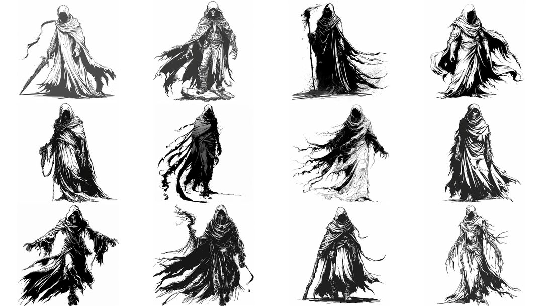 Wraith SVG Pack 48 Unique Designs. Wraith SVG, Wraith JPG, Wraith ...