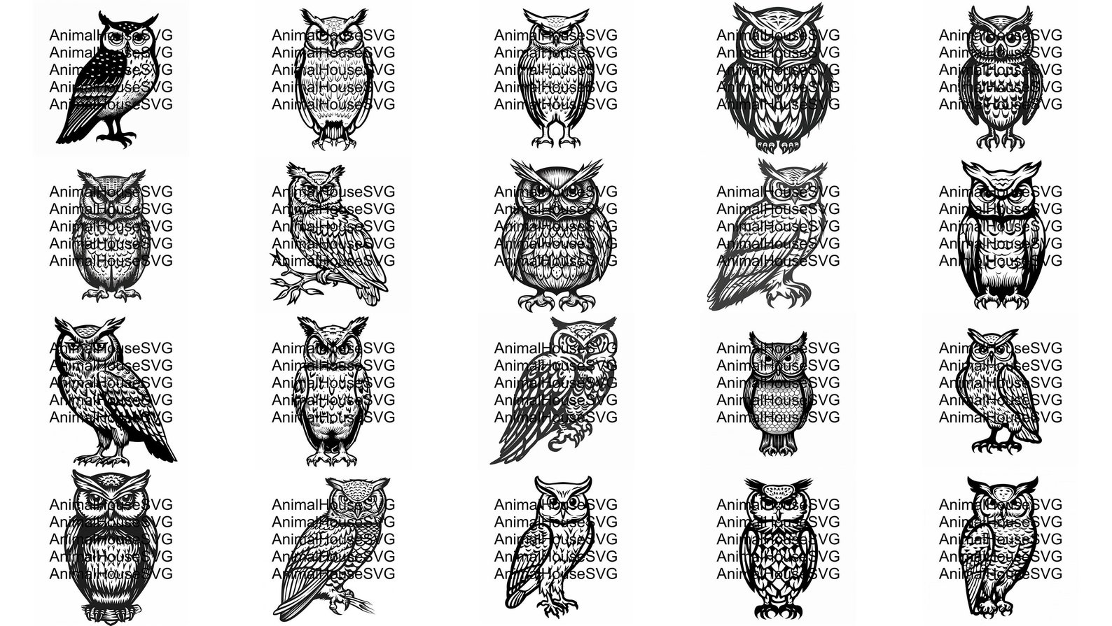 Owl SVG Bundle: 112 Unique Designs for Cricut, CNC (digital Download ...