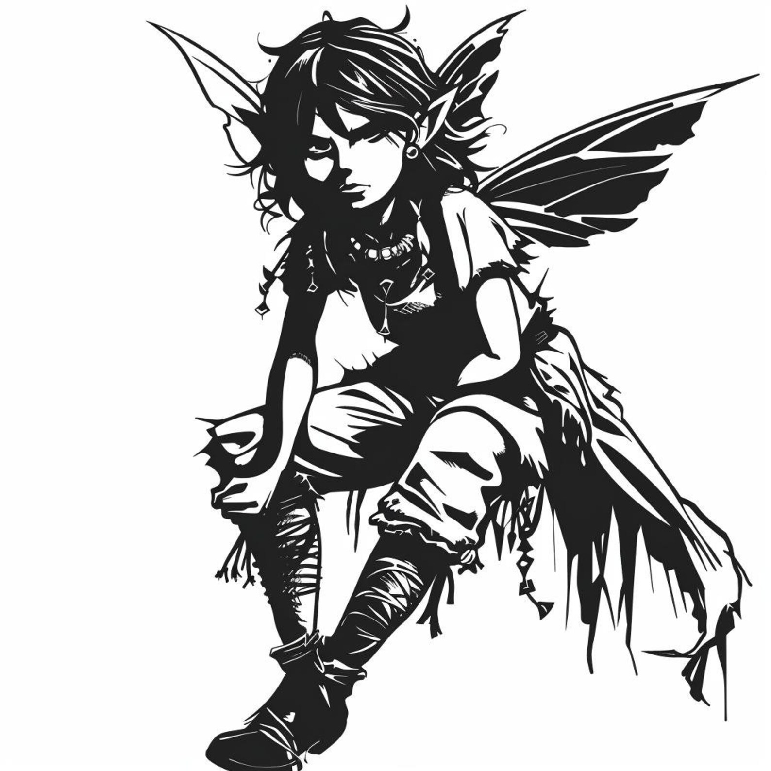 Pixie SVG Pack 48 Unique Designs. Pixie SVG, Pixie JPG, Pixie Lasercut ...