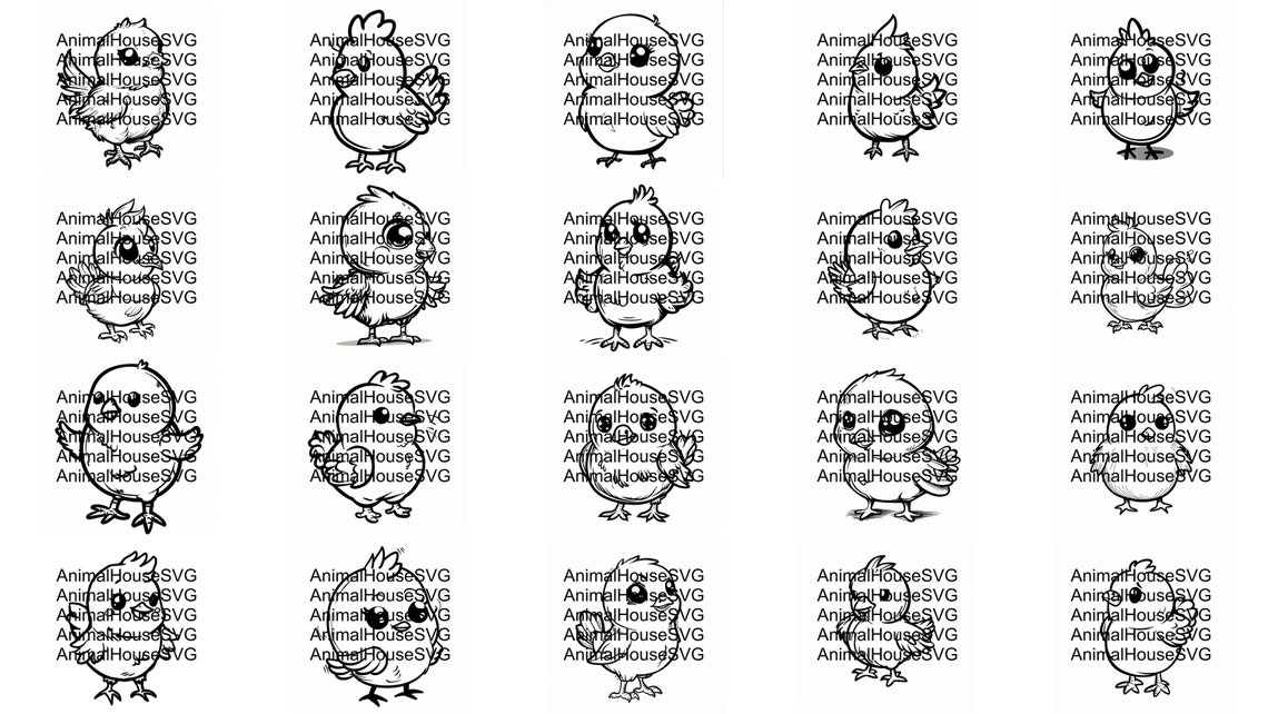 Cute Chicken SVG Pack 116 Designs. Cute Chicken SVG, Cute Chicken PNG ...