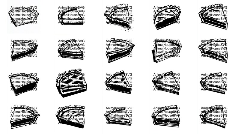 Pie SVG Pack: 220 Unique Designs (digital Download) - Etsy